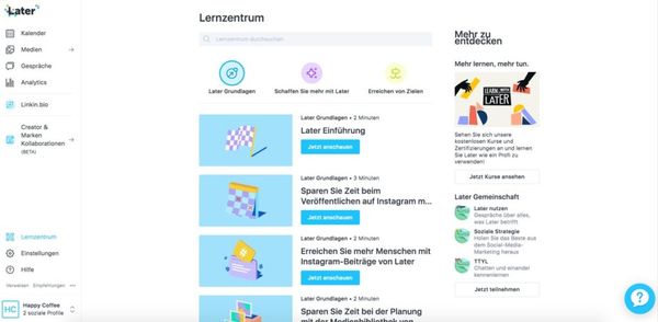 Later Review: So funktioniert der Social Media Planner